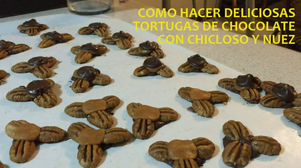Tortugas de chocolate y nuez – Todo lo puedo en Cristo que me fortalece